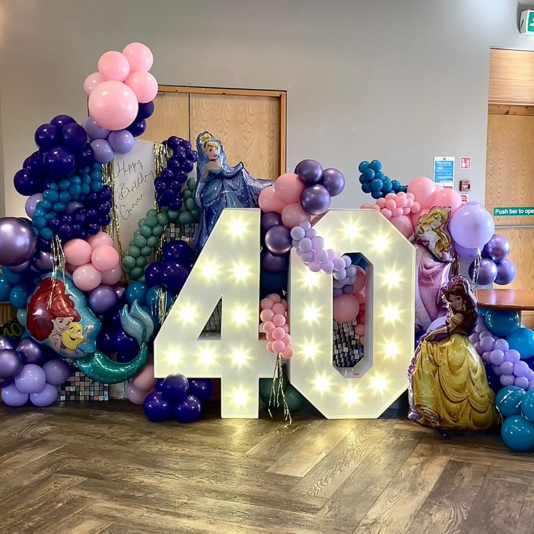 Illuminated Numbers - Moonlight Events Ltd